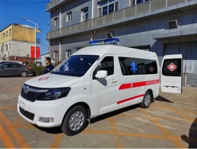 China Changan M90 Negative Pressure Ambulance Car , Rescue Ambulance Vehicles 95KW for sale