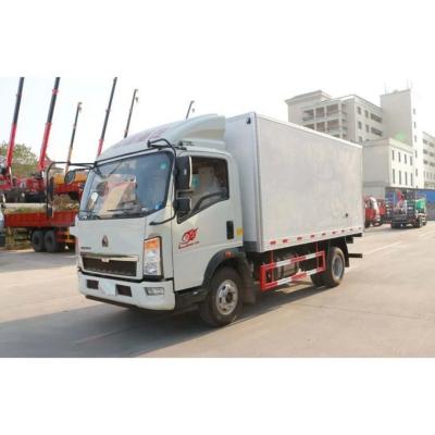 China HOWO Refrigerated Van Truck Mini Refrigerator Van for sale