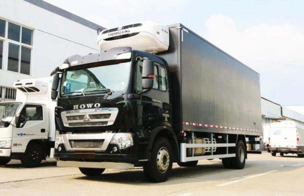 Quality Carrier Refrigerated Unit , Refrigerated Freezer Cooling Van Truck for sale