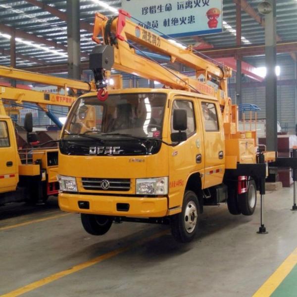 Quality Dongfeng 12m 14m Aerial Platform Truck , Aerial Lift Bucket Truck 4x2 Right Hand Drive for sale