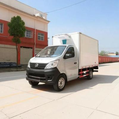 China Diesel Fuel Mini Refrigerator Truck For Fruit / Vegetable Transport for sale