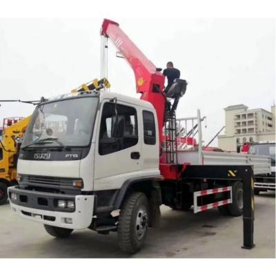 China International Brand Isuzu 10tons/10t Mobile Crane Truck From China Manufacturer with High Lifting for sale