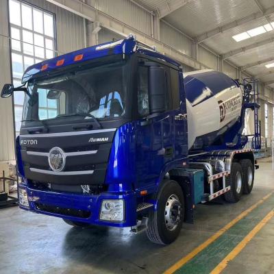 China Foton 10 Wheels Concrete Mixer Machine Truck 6x4 Construction Equipment Cement Mixer Truck for sale