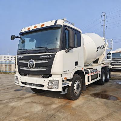 China FOTON 6X4 Concrete Cement Mixer Truck 375HP With Fully Hydraulic System for sale
