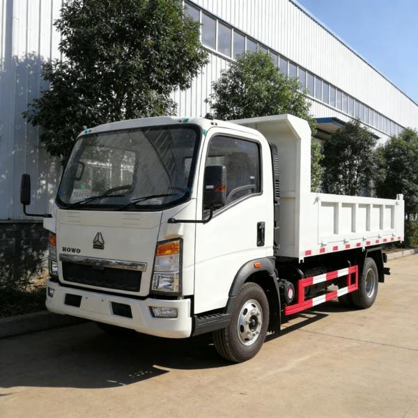 Quality HOWO Light Tipper Truck 6 Wheel Dump Truck , Mini Dump Truck 4X2 for sale