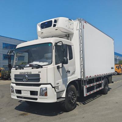 China Hot Sale 7.8cbm Van Ice Cream/Sea Food Freezer Vehicle 9tons Refrigerator Truck for sale