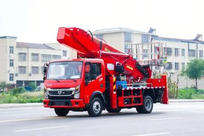 China Dongfeng 16m Truck Mounted Mobile Elevating Aerial Work Platform Truck with Straight Telescopic Arm for sale