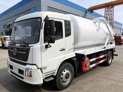China Dongfeng 4X2 Cleaning Suction Truck 10000 Liters 10cbm Sewer Suction Truck for sale