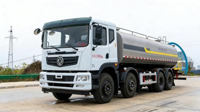 China Dongfeng 8*4 20tons 25tons Water Sprinkling Truck Water Bowser City Cleaner Tanker Truck for sale