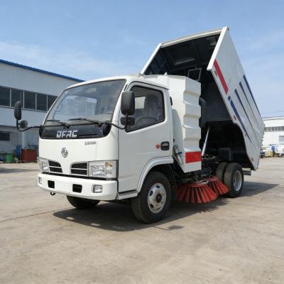 China Pedestrian Area Small Street Sweeper Mini 5ton 5cbm Compact Vacuum Sweeper Truck For Home for sale