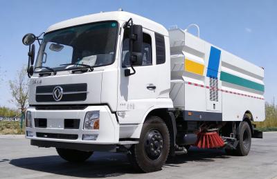 China Dongfeng 4X2 10m3 Vacuum Road Sweeper Truck Euro IV Diesel Engine for sale
