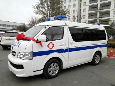 China 6 Passenger Medical Emergency Ambulance 4*2 Diesel Engine Ambulance Car for sale