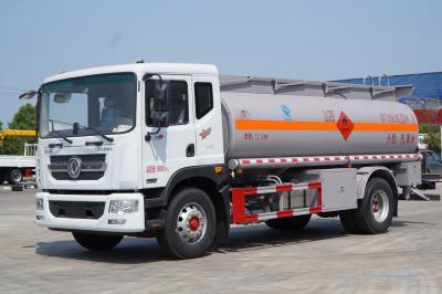 China 7ton 8ton 9ton Diesel Gasoline Oil Tank Truck 12000L 12m3 Oil Refueling Truck With Dispenser for sale