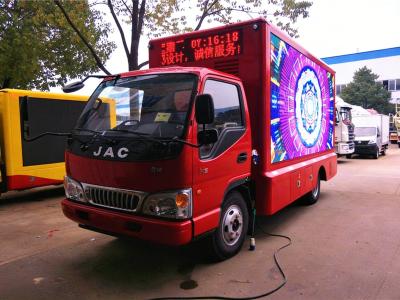 China Fixed LED Advertising Car LED Display Billboard Roadshow Truck Mobile Advertisement Custom Outdoor Advertising Truck Precise Advertising for sale