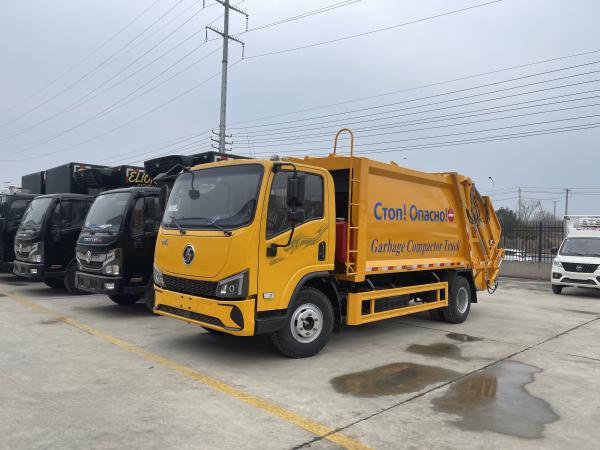 Quality New Shacman 4x2 Transfer Refuse Vehicle Rear Side Loader Swing Arm Hook Lift Hooklift Waste Compactor Garbage Collection Truck for sale