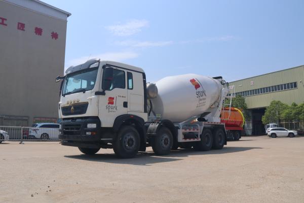 Quality Direct Factory HOWO TX 8X4 12m³ Concrete Mixing tank cement pump truck truck concrete mixer concrete mixer for sale for sale