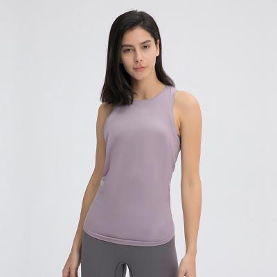 中国 80%ナイロン20%スパンデックスの女性の動揺のための袖なしのタンク トップ 販売のため