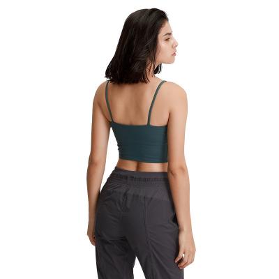 中国 ODMサービス女性の袖なしのタンク トップ、33cmの長さを動かすために上袖なしのスポーツ 販売のため
