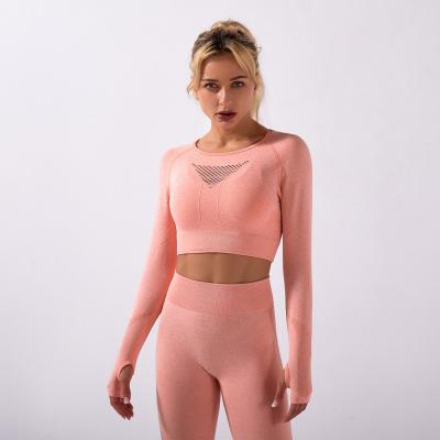 中国 継ぎ目が無い女性の体育館のスエットシャツ 販売のため
