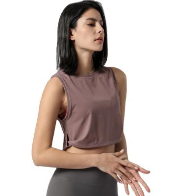 中国 発汗させたWickingの針金とじの女性の袖なしのタンク トップ 販売のため