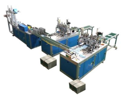 중국 1-4 Earloop 가면 기계 220V/380V 50-60HZ 120-150 PC/최소한도 안정을 층을 이룹니다 판매용