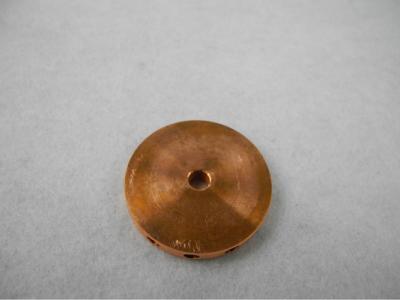 China CNC Precision Turned Parts Round Turning Copper Disc 3.5mm diameter for sale