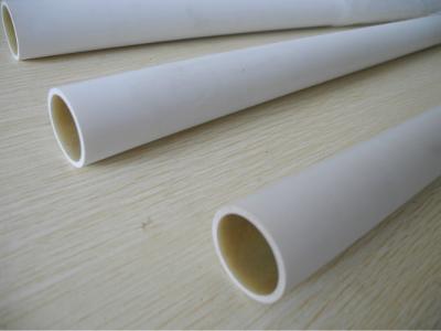 China Customized Size light Filament Wound Fiberglass tube White Painting for sale