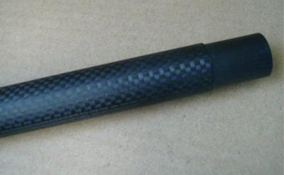중국 3개의 k 보통 가벼운 능직물 탄소 섬유 망원경 폴란드를/끼워넣 관 검게 하십시오 판매용