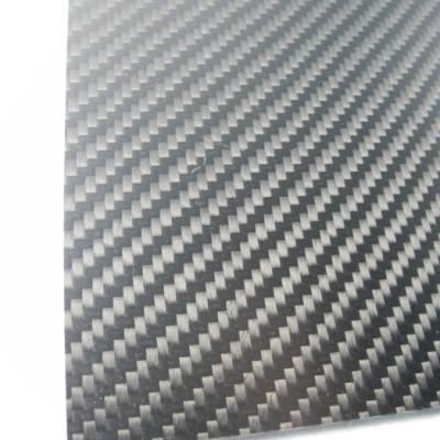 China 4.0mm±0.1mm Real Carbon Fibre Sheet / Carbon Fiber Fabric Sheets Twill Weave Style for sale