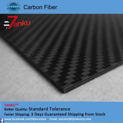 中国 高力軽量カーボン繊維の版 1.0TM の無光沢の終わり 販売のため