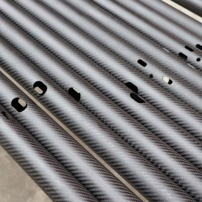 Китай Крен создал программу-оболочку Twill трубки волокна углерода 3K 100% соткет ультра облегченное продается