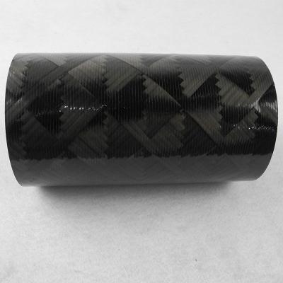 China Customized 3K Twill Carbon Fiber Tube Roll Wrapping Large Diameter for sale