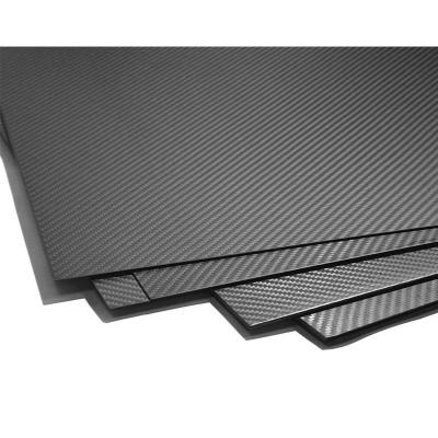 Cina Tela completa ad alta resistenza della fibra del carbonio 3K di 100% lucida o Matte Sheet in vendita