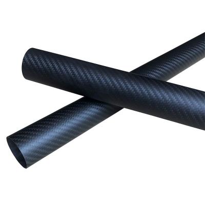 China 3K Roll Wrapped Hollow Carbon Fiber Tube 14mm X 12mm X 1000mm for sale