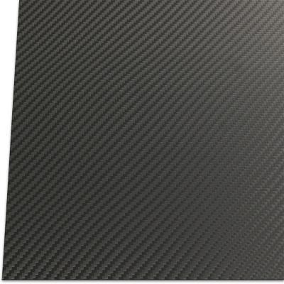 China 2 x 2 Twill-3K gesponnenes Kohlenstoff-Faser-Blatt hochfestes 1mm zu verkaufen