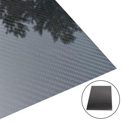 China 100% High Strength High Gloss Carbon Fiber Panel Corrosion Resistance for sale
