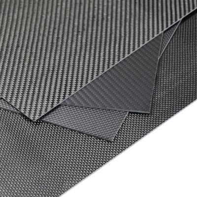 Cina Flat Matte Glossy 3K Carbon Fiber Sheet Materiale composito ad alta resistenza UV resistente in vendita