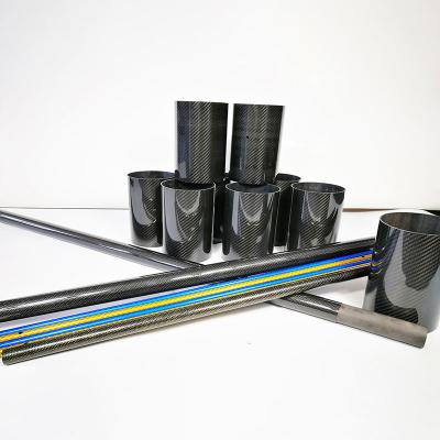 중국 100% 3K 광택 탄소 섬유 튜브 매우 강하고 내구성 가벼운 무게 판매용