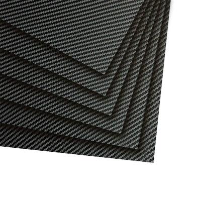 中国 トワイル マット シンプル 輝く サイズ 3K 100% フルカーボンファイバープレート 販売のため