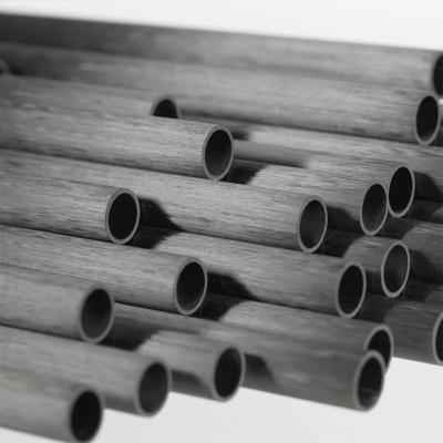 중국 높은 강도 가중률 균일성 펄트루드 탄소 섬유 튜브 판매용