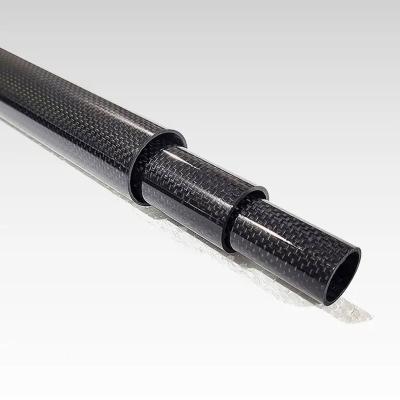 중국 초등하고 강한 탄소 섬유 망원경 튜브 - 윙핑 표면 / 땅 / 페인트 판매용