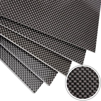 중국 400X500MM 100% 3K 탄소섬유 판 판판 0.5-4MM 두께 판 판매용