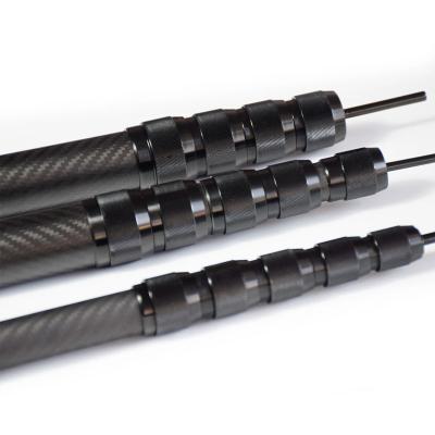 중국 30.2미터 10.5피트 막대 탄소섬유 튜브 확장봉 망원경 파이프 스핀 잠금 판매용