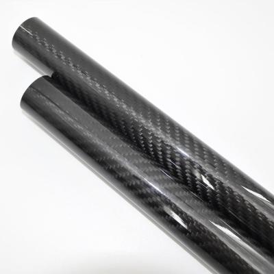 중국 저중량 3K 탄소 섬유 롤 윙 윙 튜브 3 "ID X 72" 광택 완화 판매용