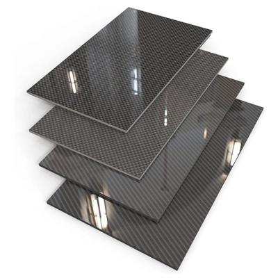 China Plain Glossy Matte Carbon Fiber Plate Sheet High Strength Carbon Board Lightweight Carbon Fiber Panel for sale