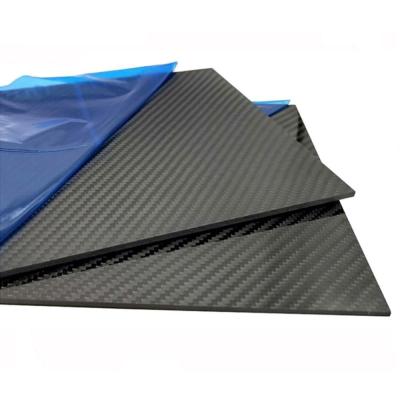 China High Strength 3K Carbon Fiber Sheet Twill / Plain Glossy or Matte Lightweight & Durable Sheet for sale