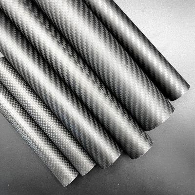 중국 롤 래핑 3K 탄소 섬유 직물 튜브 마모 및 부식 저항 판매용