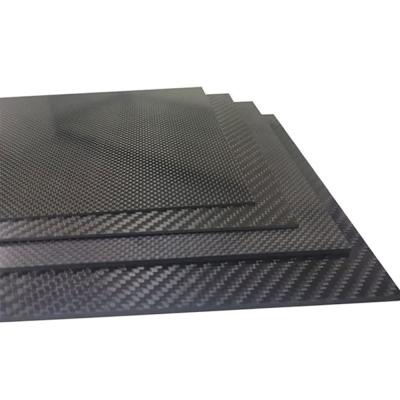 China Glossy / Matte 3K Carbon Fiber Sheet Twill Matte Carbon Fiber Composite Plate for sale