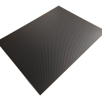 China 3K Carbon Fiber Sheet 500x400x1.5mm Twill Weave Matte Finish for sale