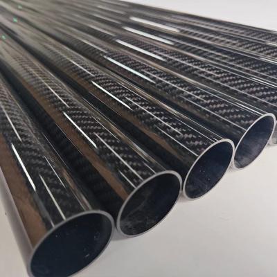 China 3K Carbon Fiber Tube 100% Carbon Content High Strength for sale